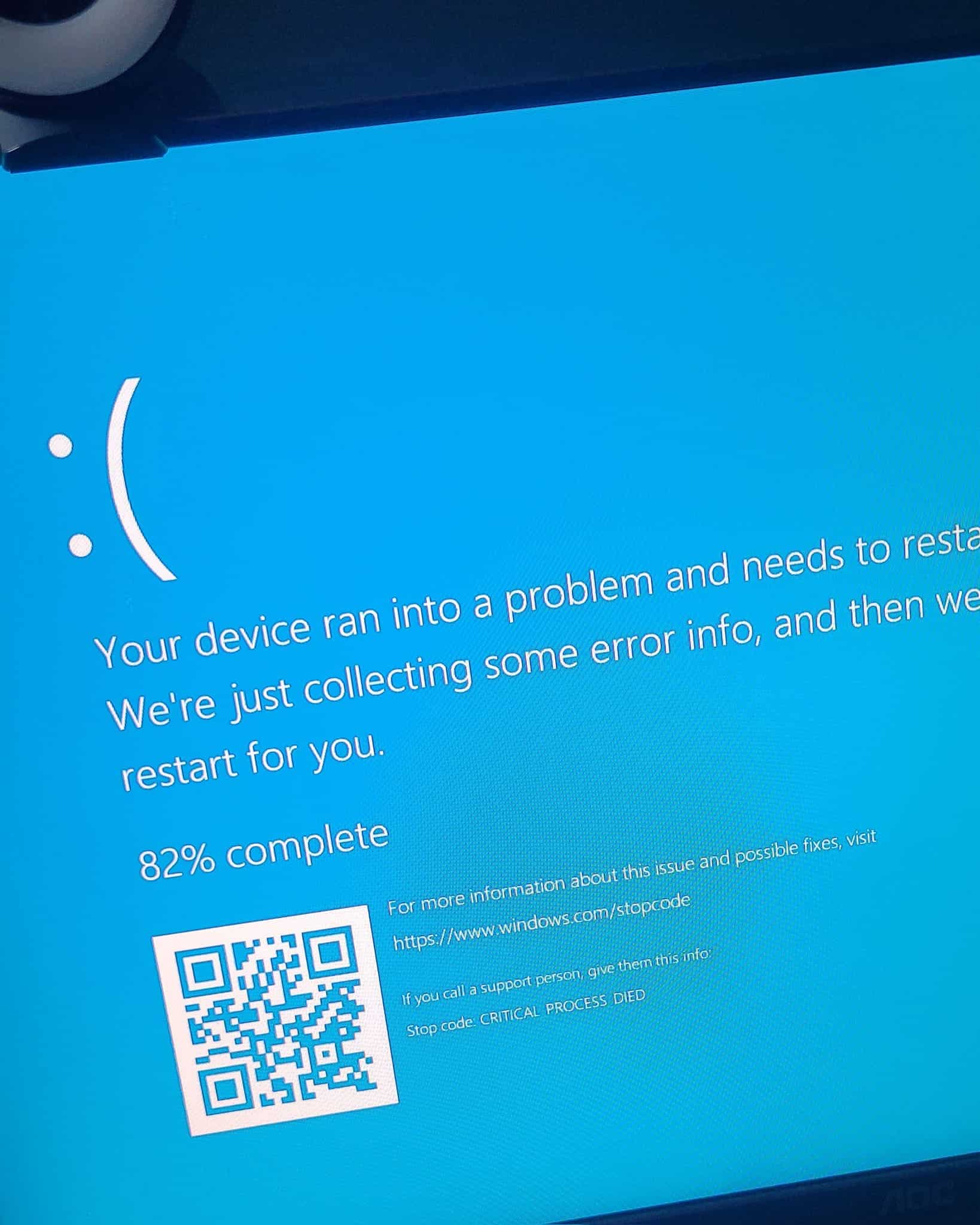 Ecran albastru în Windows 10 si Windows 11 | DORADO SYSTEMS®